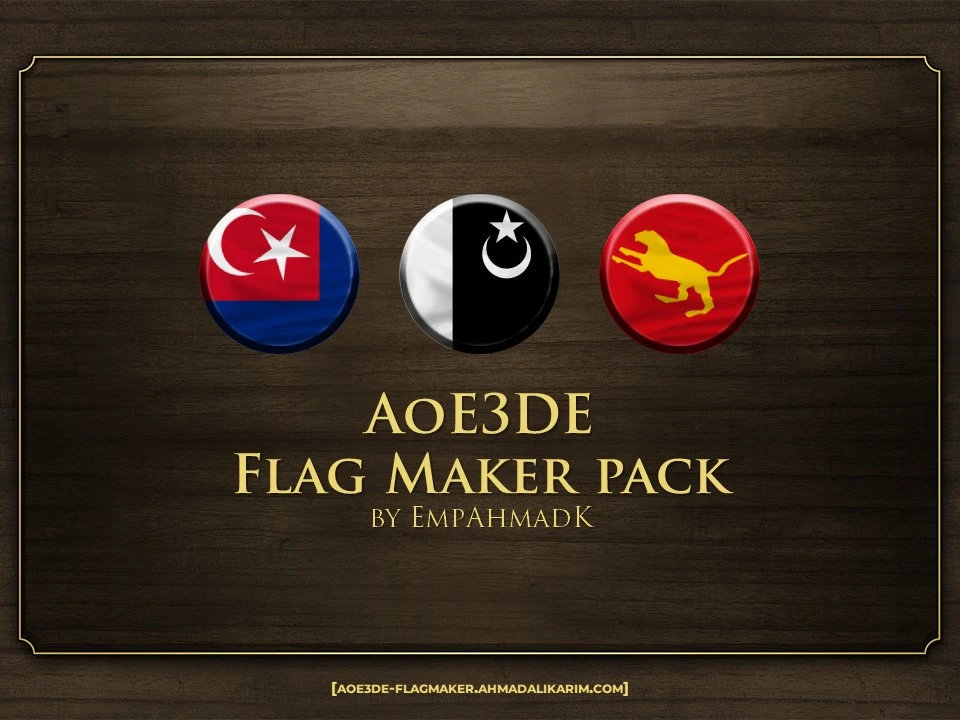 AoE3 Definitive Edition Flag Maker